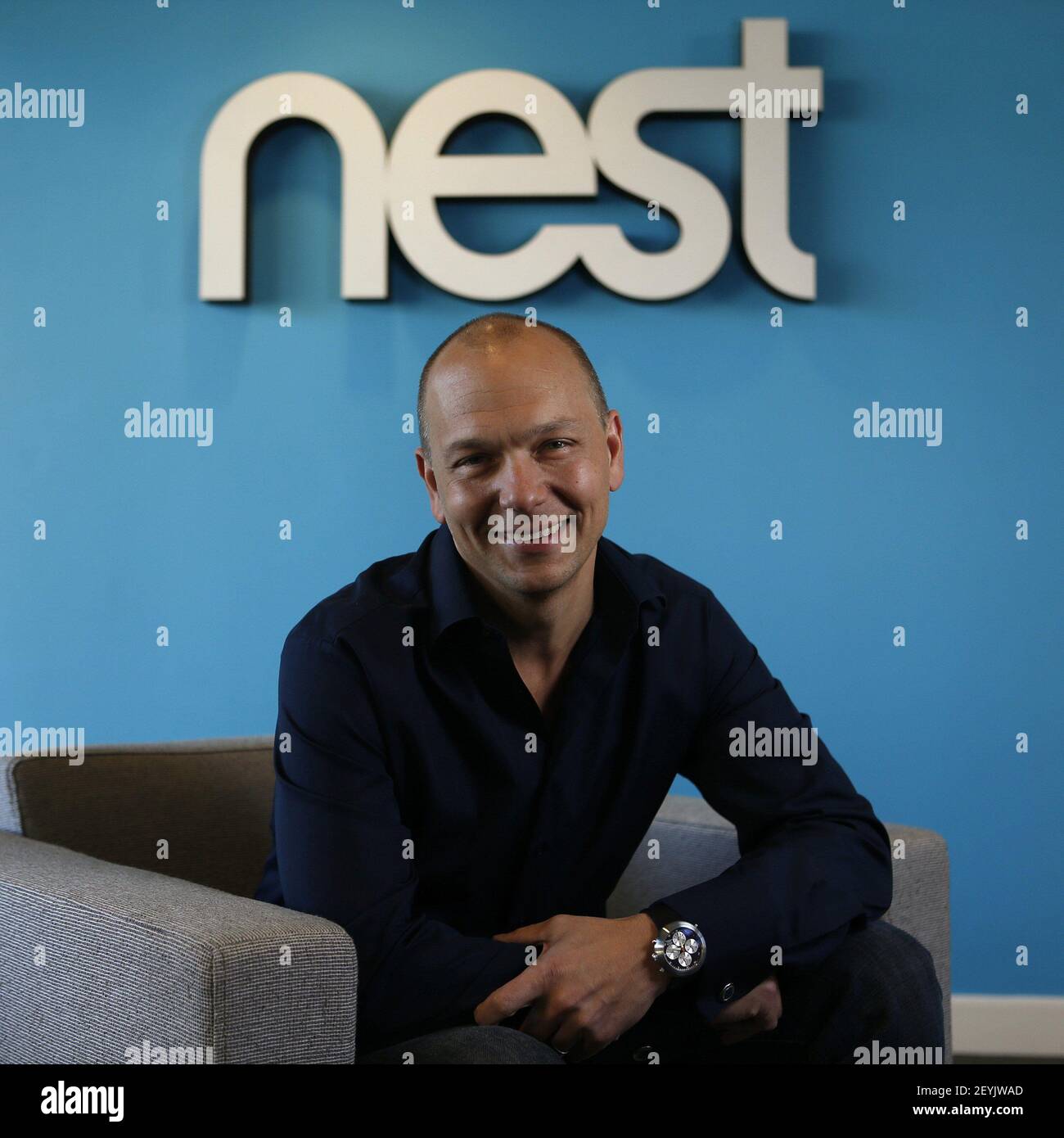 Nest founder and CEO Tony Fadell in the company's offices in Palo Alto ...