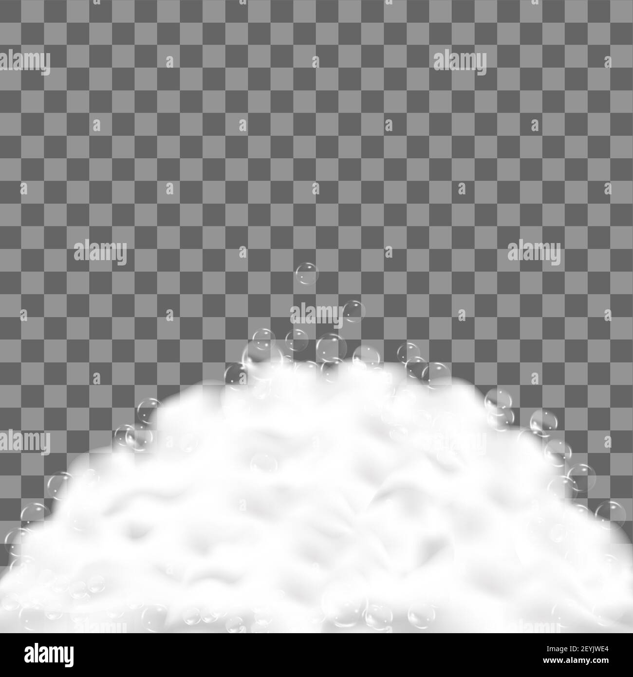 Sparkling shampoo and bath lather vector illustration Stock Vector ...