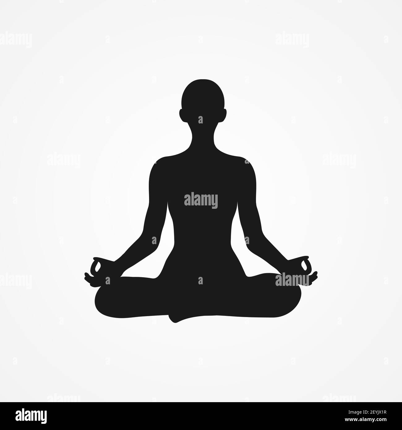 Lotus Pose Silhouette
