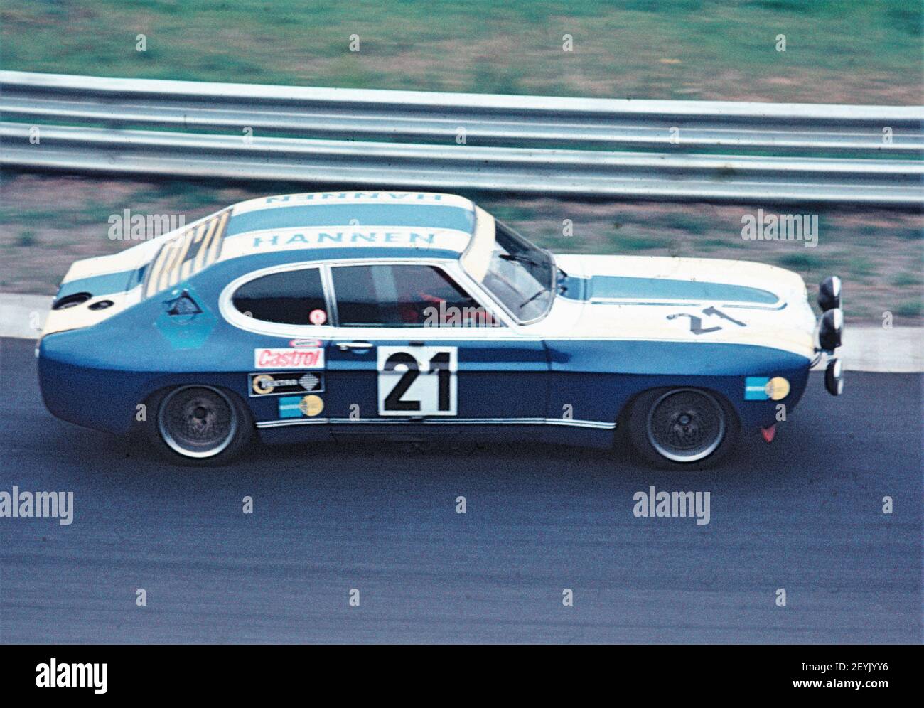 Ford Capri RS at a Touring Car race at the Nuerburgring Nordschleife in ...