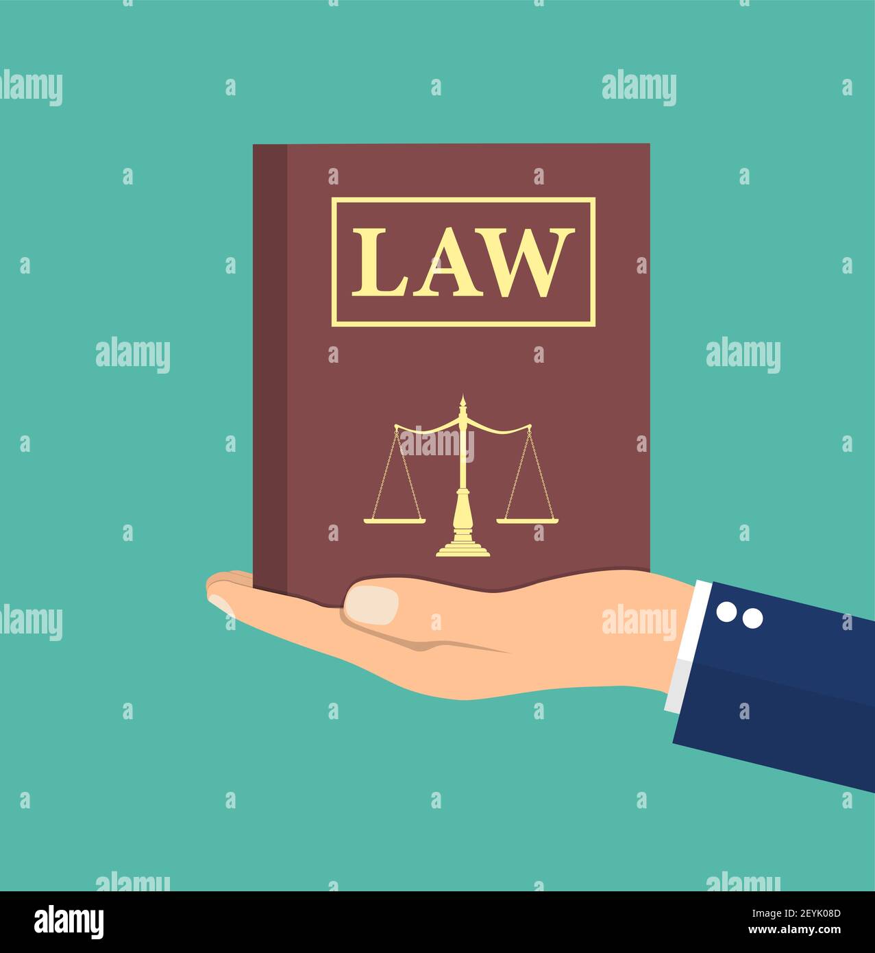 Law concept book business Stock Vector Images - Alamy