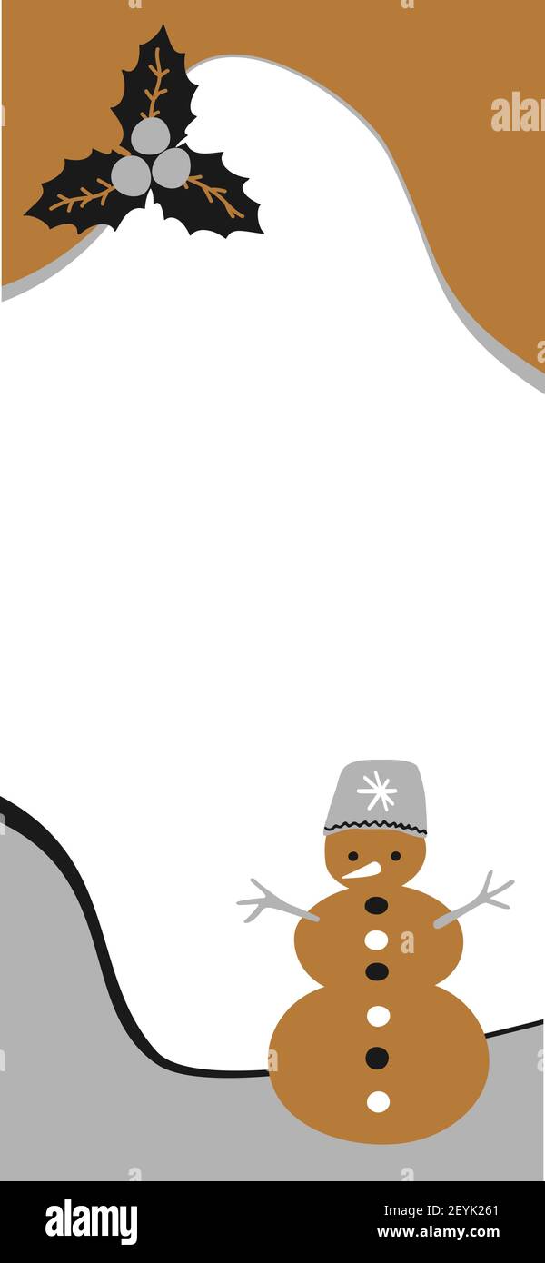 Vector background for Christmas stories, template for social networks ...