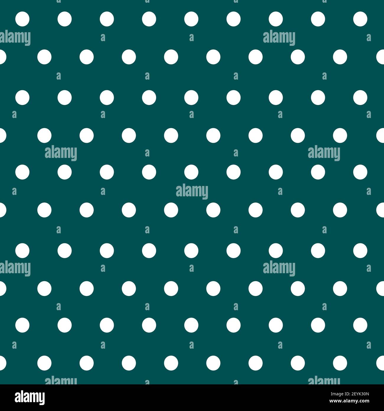 Polka dot geometric seamless pattern in vintage style on a vivid green ...