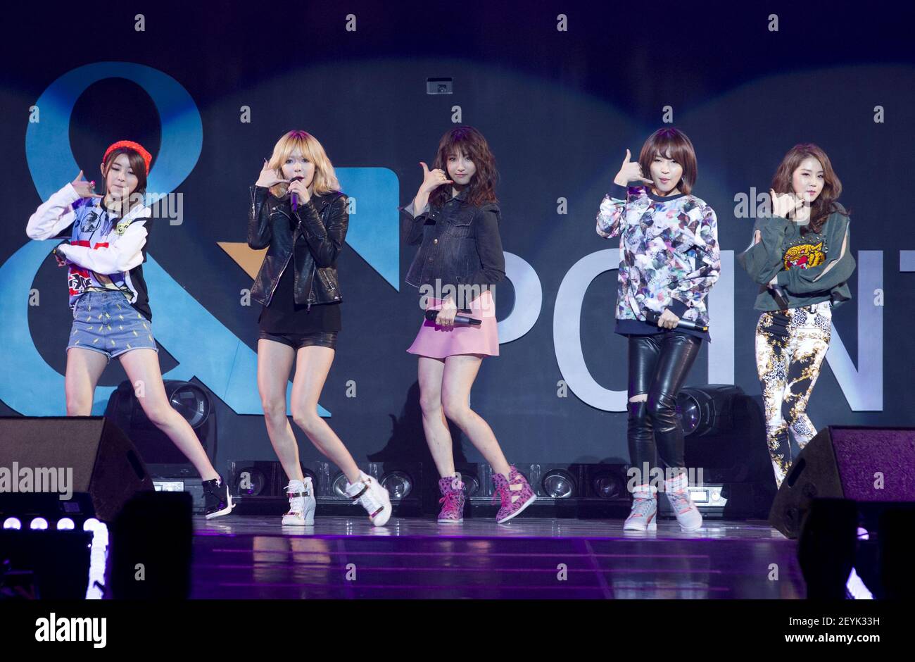 26 October 2013 - Seoul, South Korea : South Korean K-Pop girl group ...