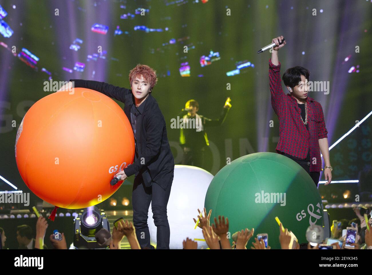 26 October 2013 - Seoul, South Korea : South Korean K-Pop boys group ...