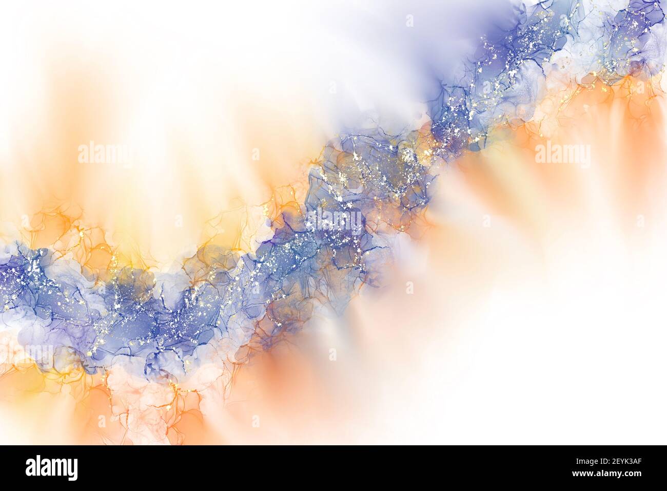 Beautiful abstract colorful digital alcohol ink style pattern and ...