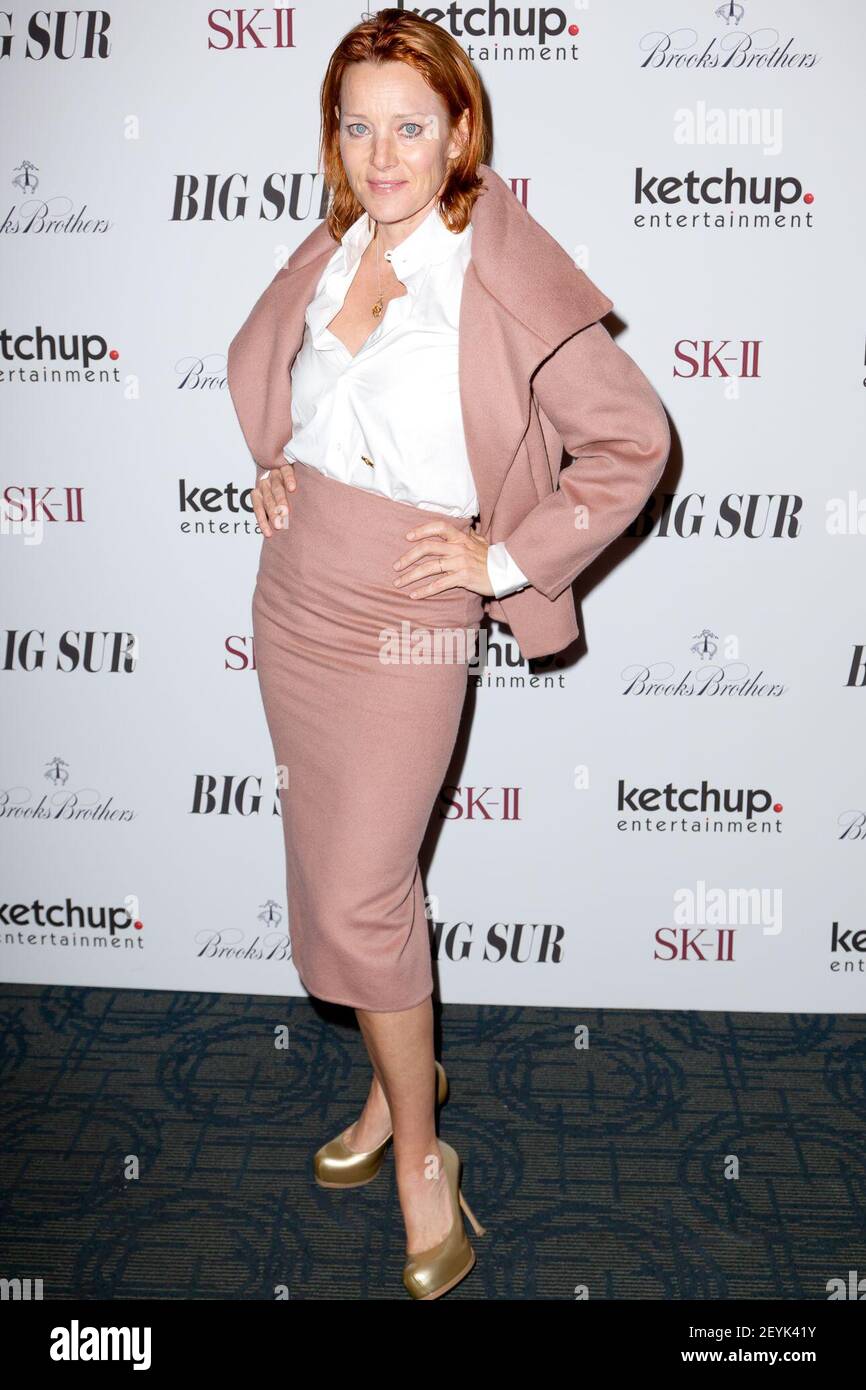 Angela Featherstone attending the New York Premiere of BIG SUR at the ...