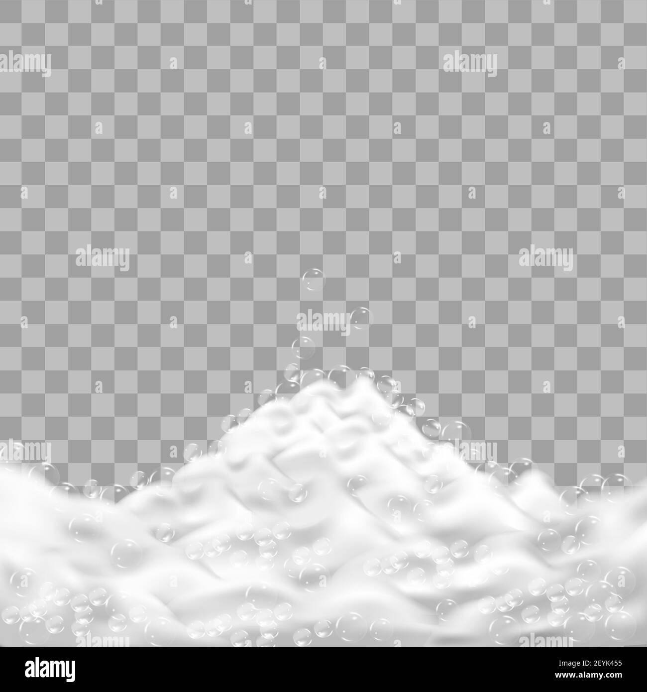 Sparkling shampoo and bath lather vector illustration Stock Vector ...