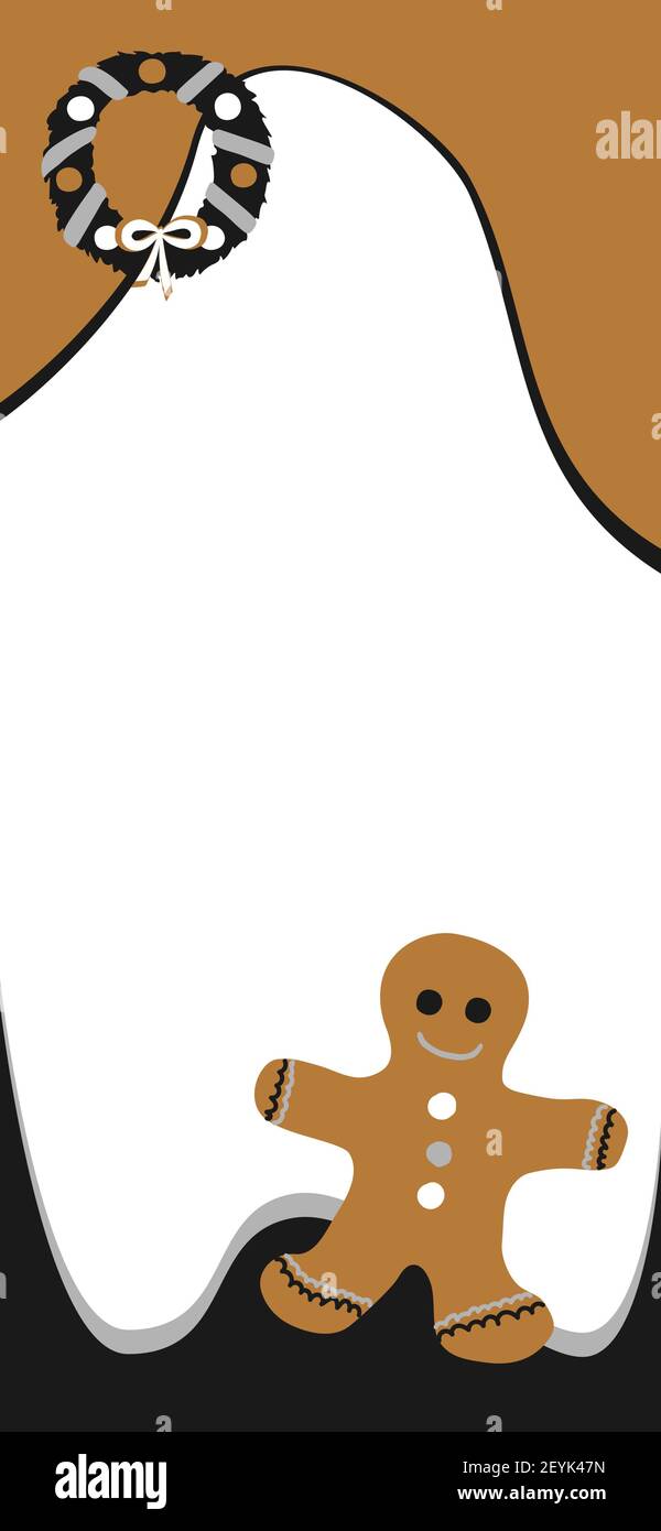 Vector background for Christmas stories, template for social networks ...