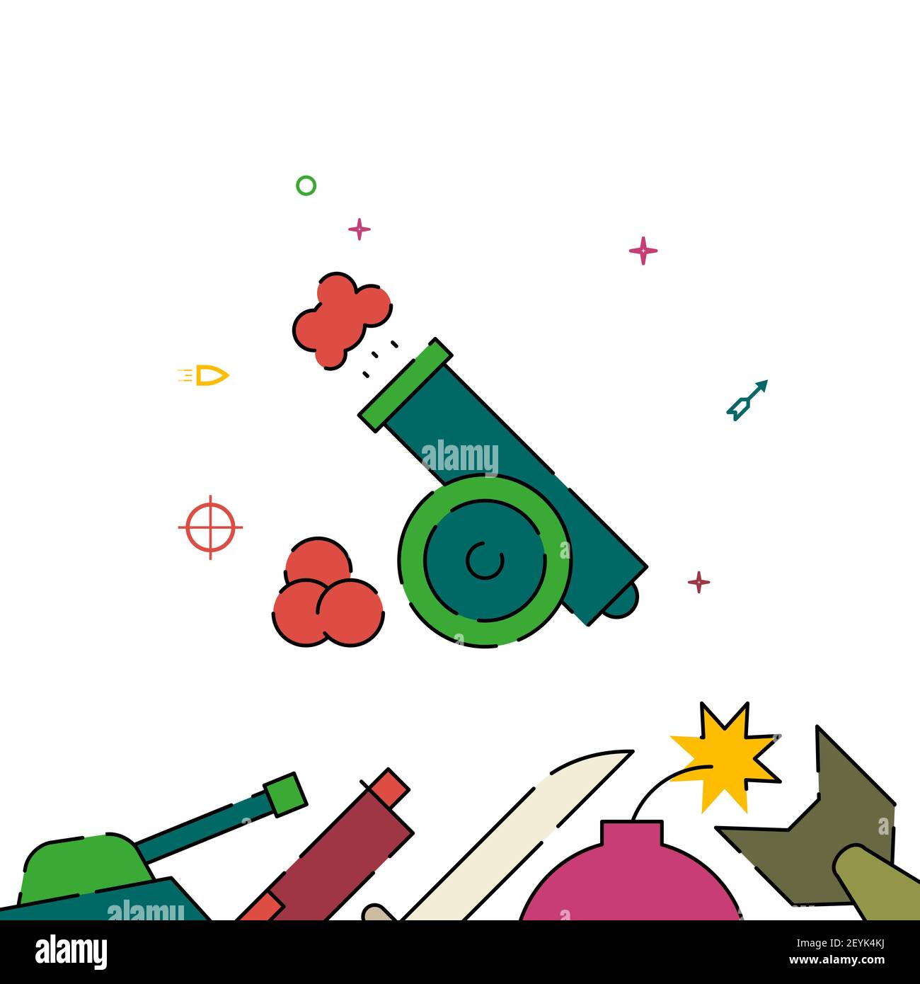 Vintage war poster border hi-res stock photography and images - Alamy