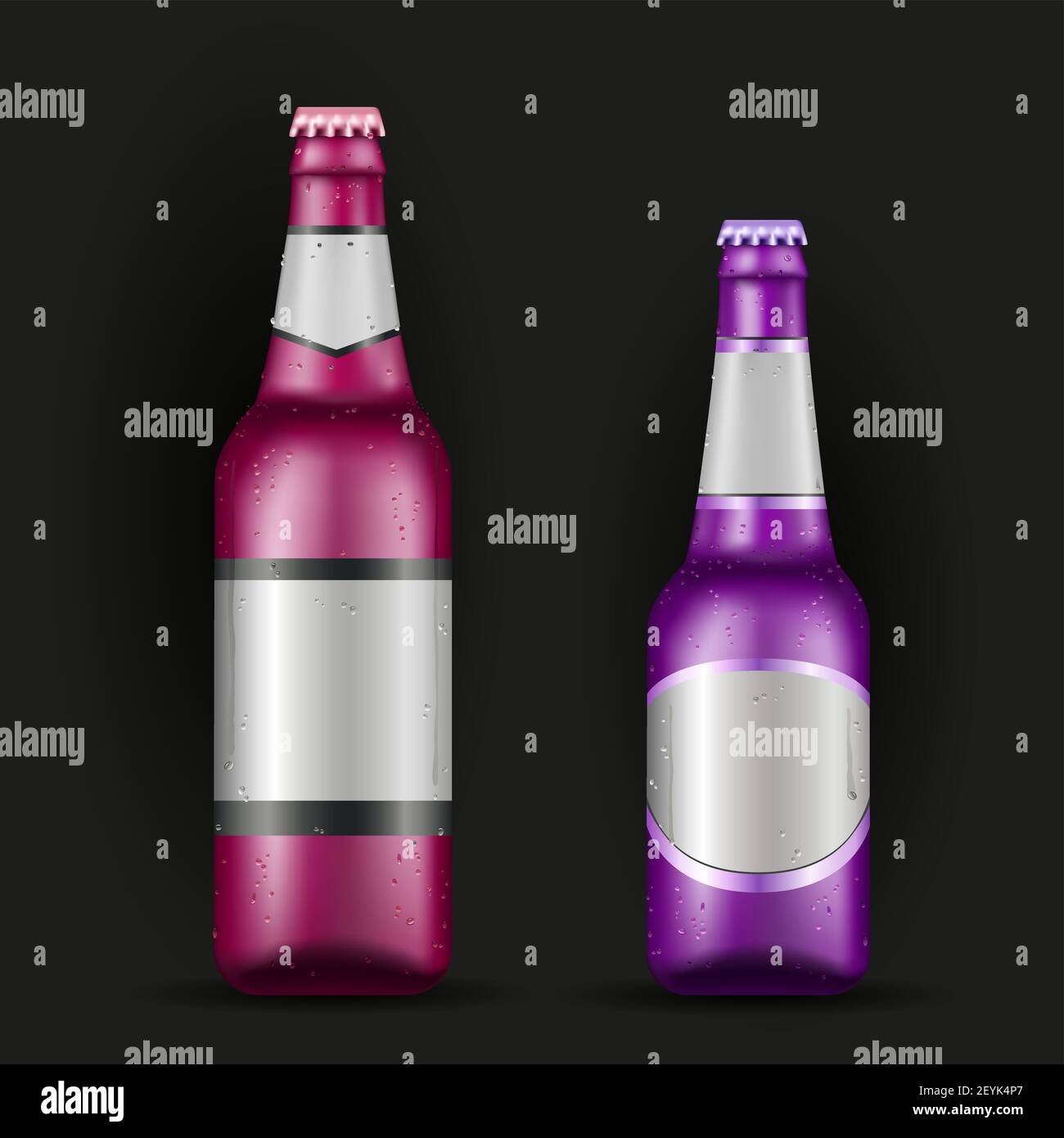 Beer product sticker Stock Vector Images - Alamy