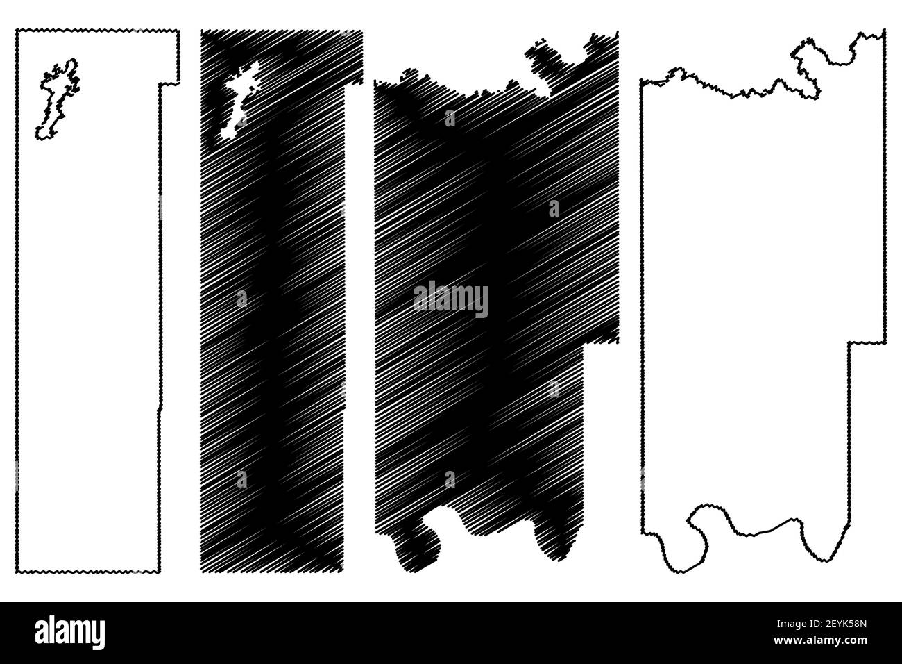 Map of seminole oklahoma Stock Vector Images - Alamy