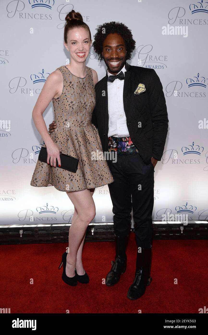 (L-R) Michelle Dorrance and Aaron Marcellus attend the 2013 Princess ...
