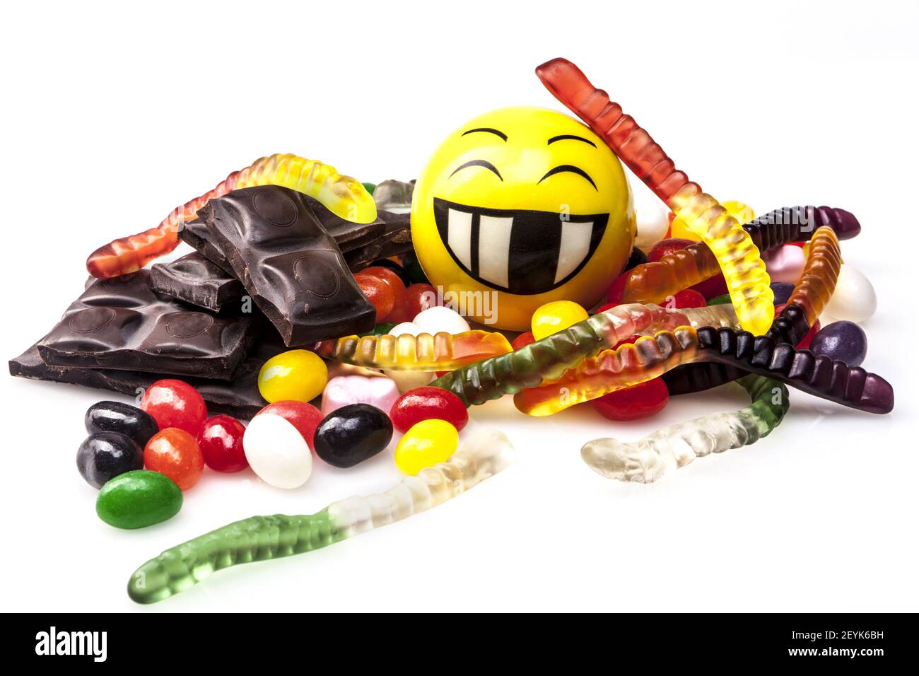 Children eating sweets Cut Out Stock Images & Pictures - Alamy