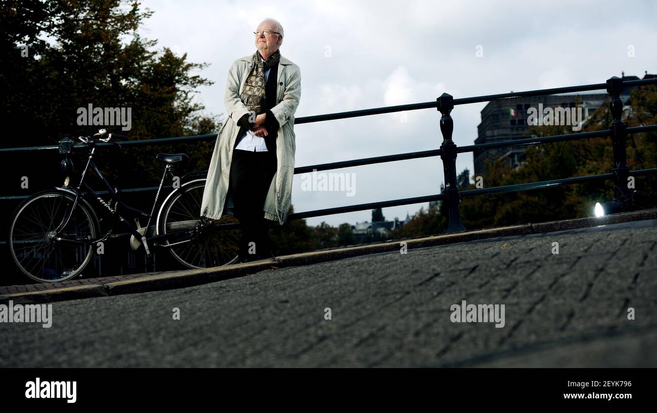 Dutch composer and pianist Louis Andriessen poses for a portrait ...
