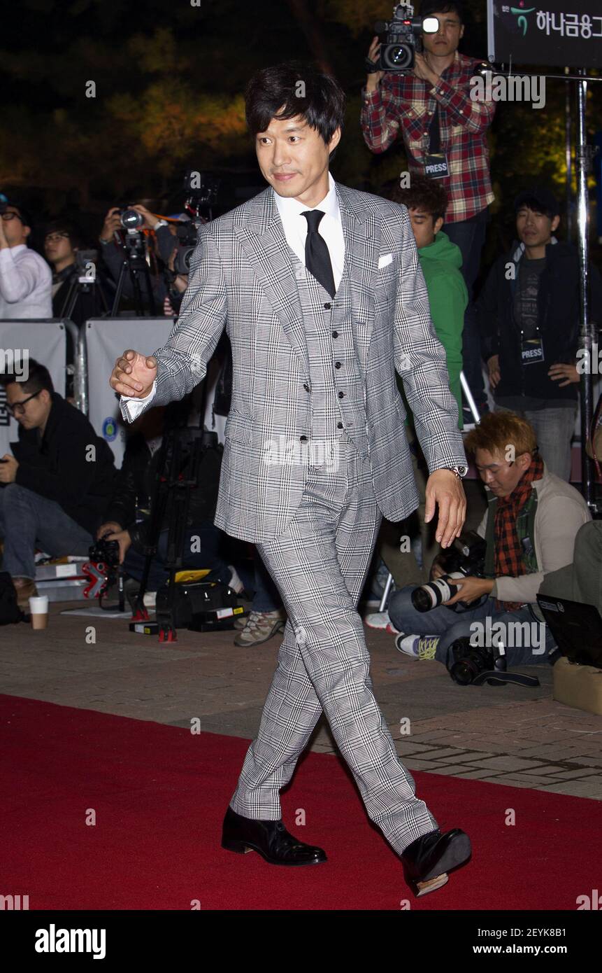 1 November 2013 - Seoul, South Korea : South Korean actor Yu Jun-Sang ...