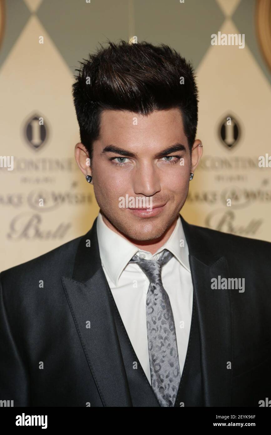 Adam Lambert attend the 19th Annual Intercontinental Miami Make-A-Wish ...