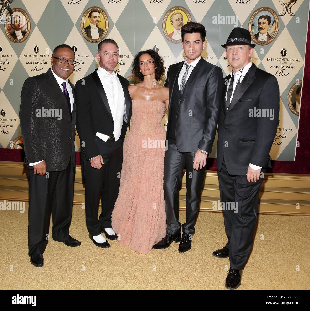 Norman Wedderburn, Shareef Malnik, Gabrielle Anwar, Adam Lambert and ...