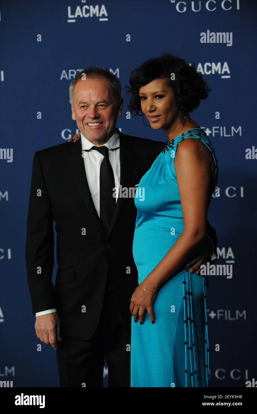 Wolfgang Puck, Gelila Assefa attends the LACMA 2013 Art and Film Gala ...