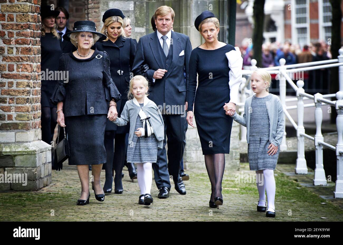 2-11-2013 DELFT - Dutch Princess Beatrix (L-R), Queen Maxima, Countess ...