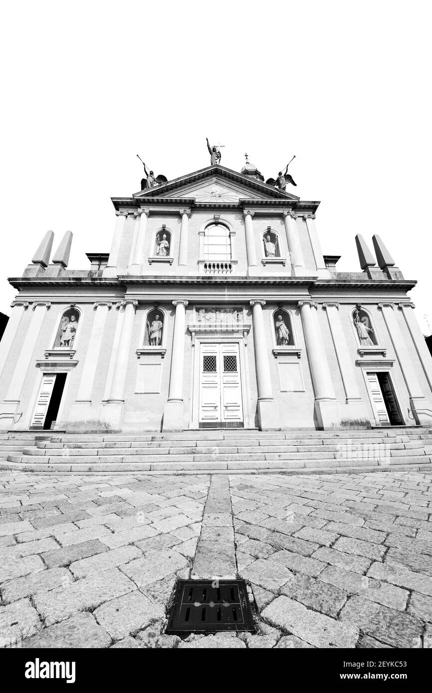 Medieval old architecture in italy europe milan religion and sunlight ...