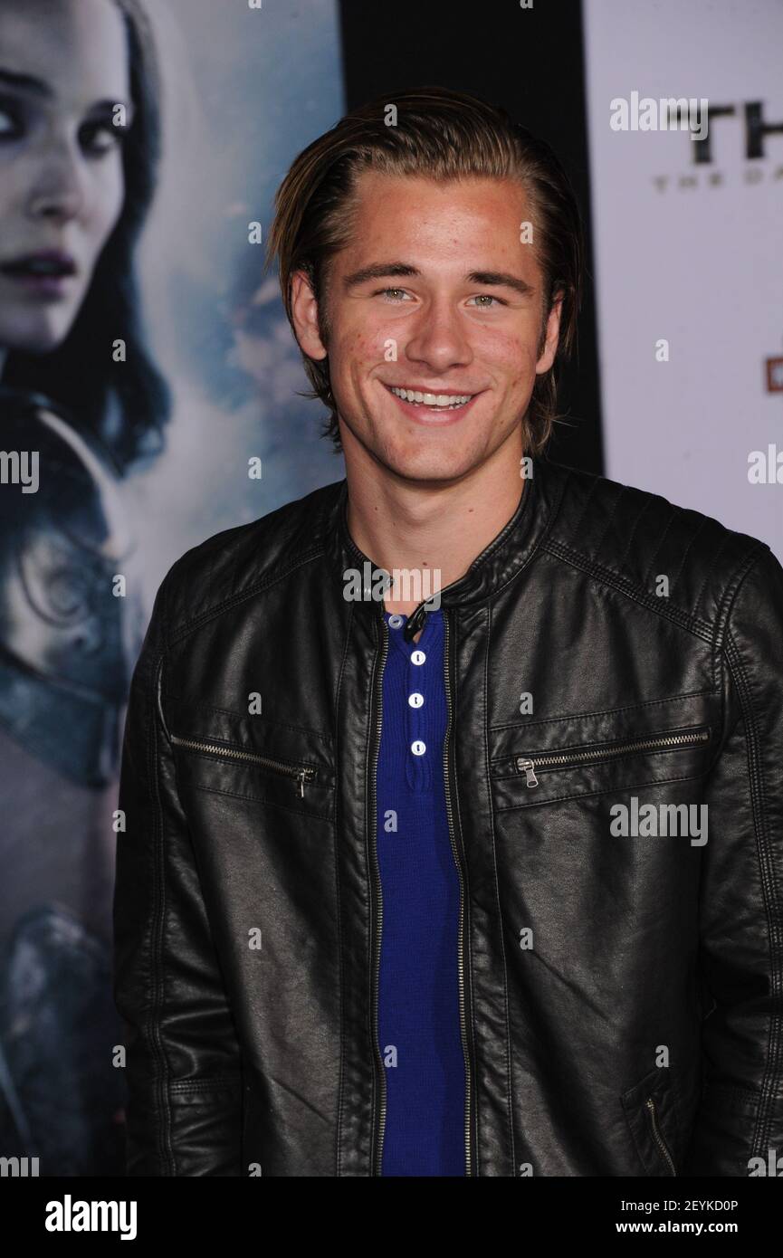 Luke Benward attends the THOR The Dark World Los Angeles Premiere, held ...