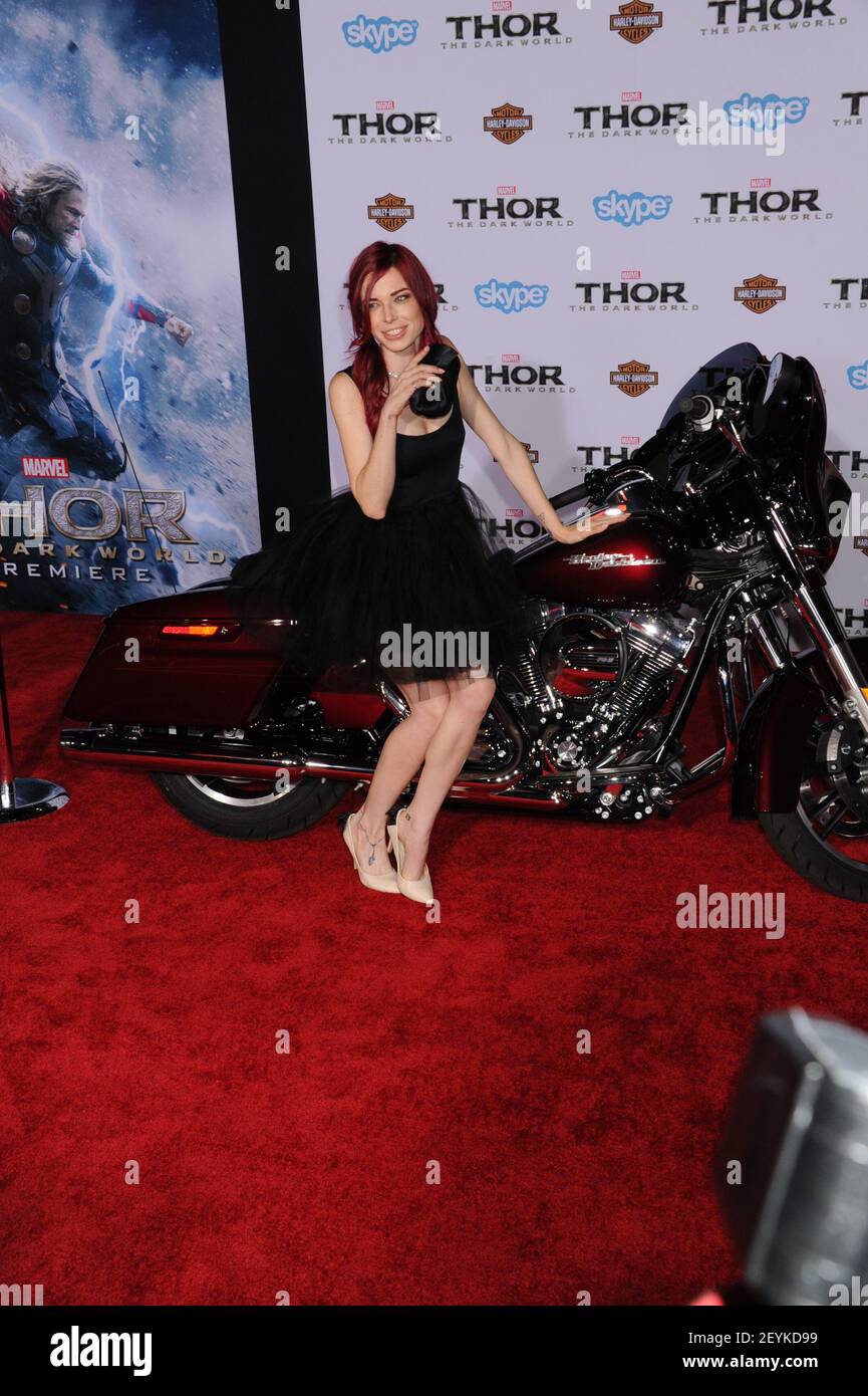 Chloe Dykstra attends the THOR The Dark World Los Angeles Premiere ...