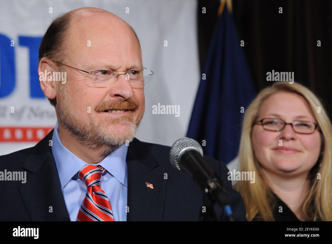 New York City mayoral candidate Joe Lhota with his daughter Kathryn ...