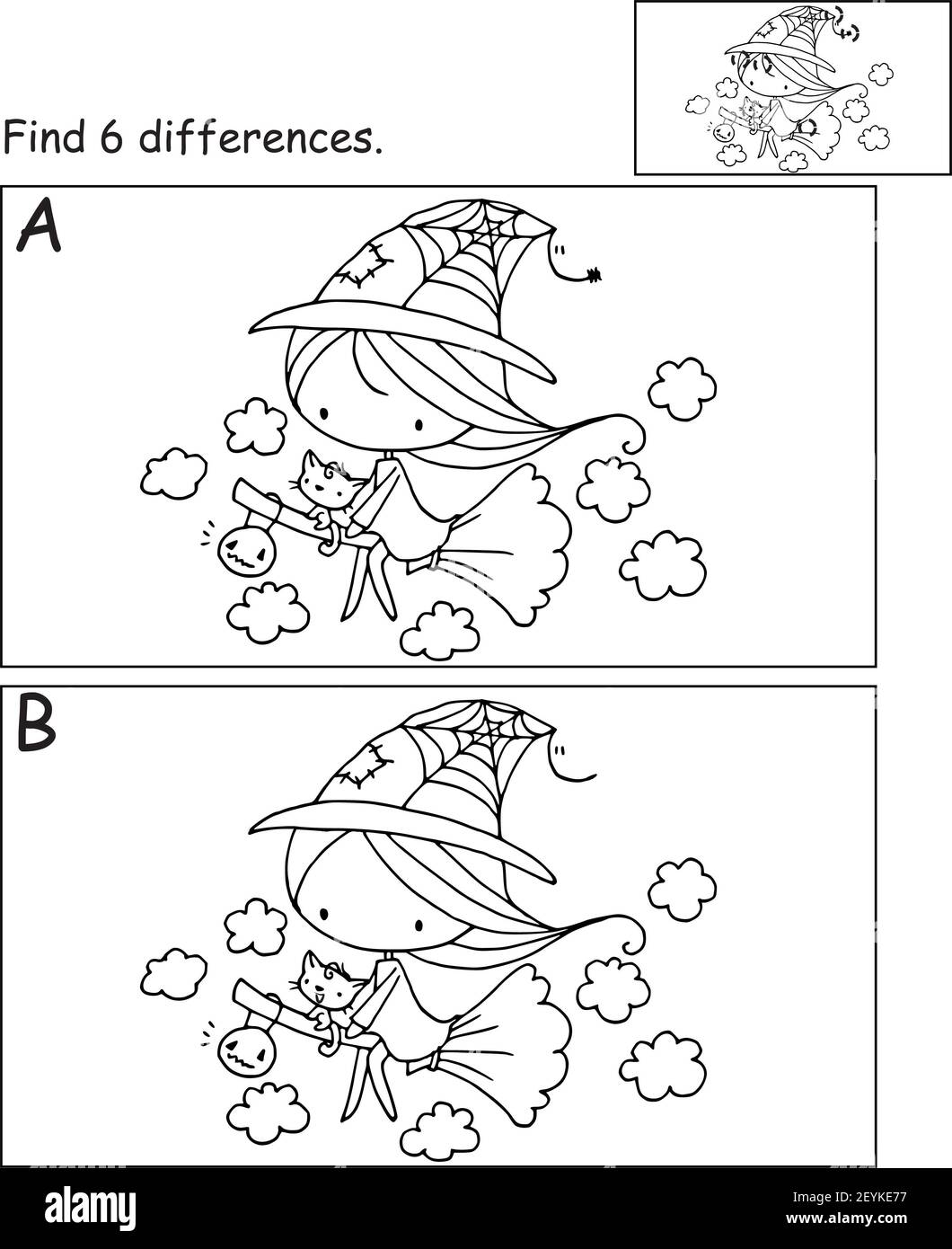 vector cartoon pre school activity game Stock Photo - Alamy