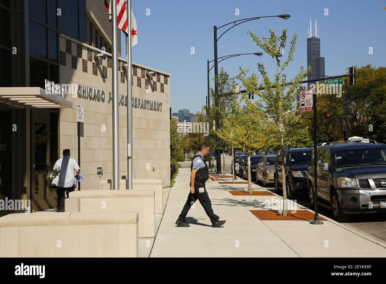 The Chicago Police District 12 headquarters at 1412 S. Blue Island Ave ...