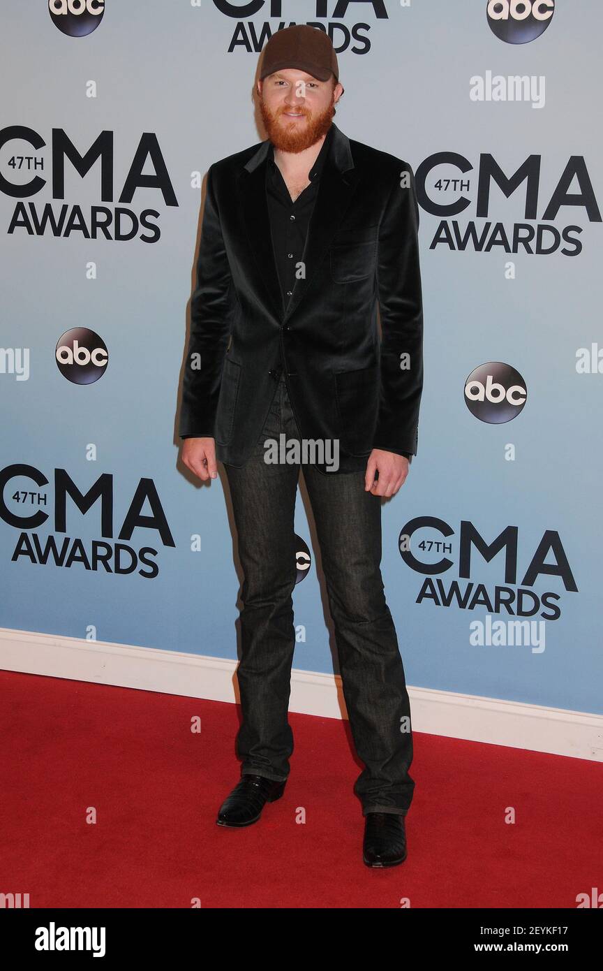 06 November 2013 - Nashville, Tennessee - Eric Paslay. 47th CMA Awards ...