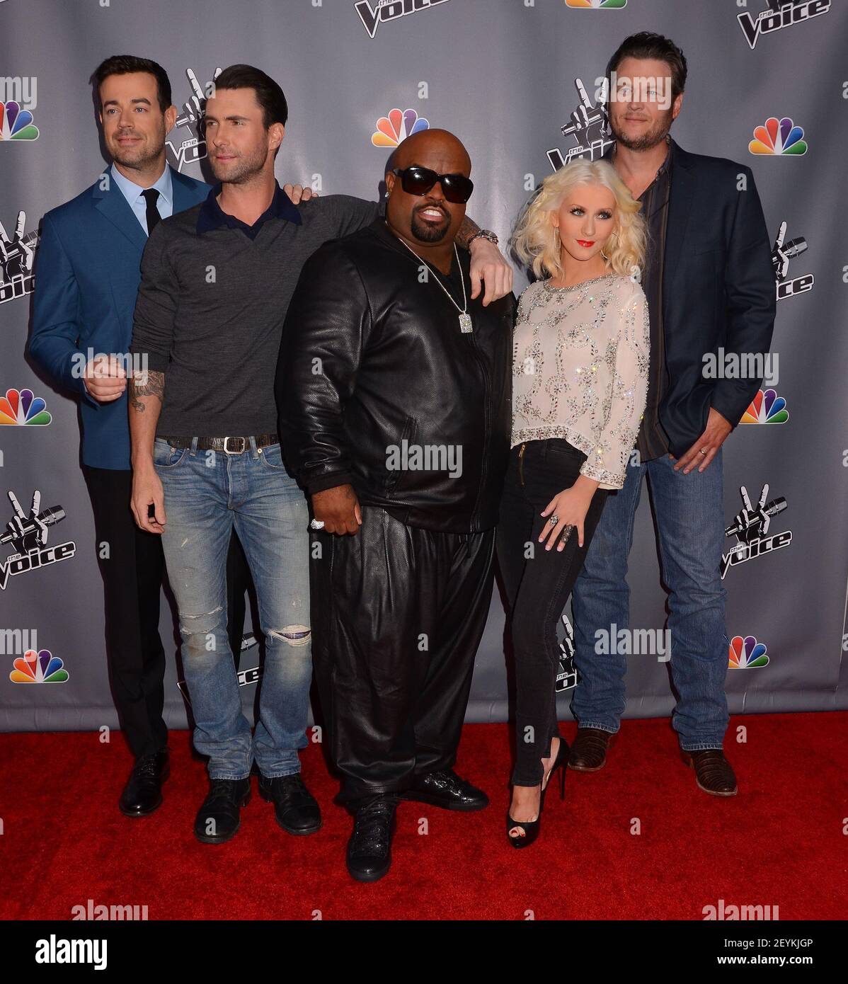 07 November 2013 - Los Angeles, California - Carson Daly, Adam Levin ...