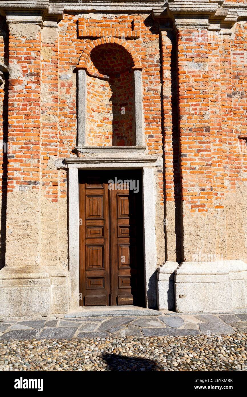 Detail in europe wood the historical gate Stock Photo - Alamy
