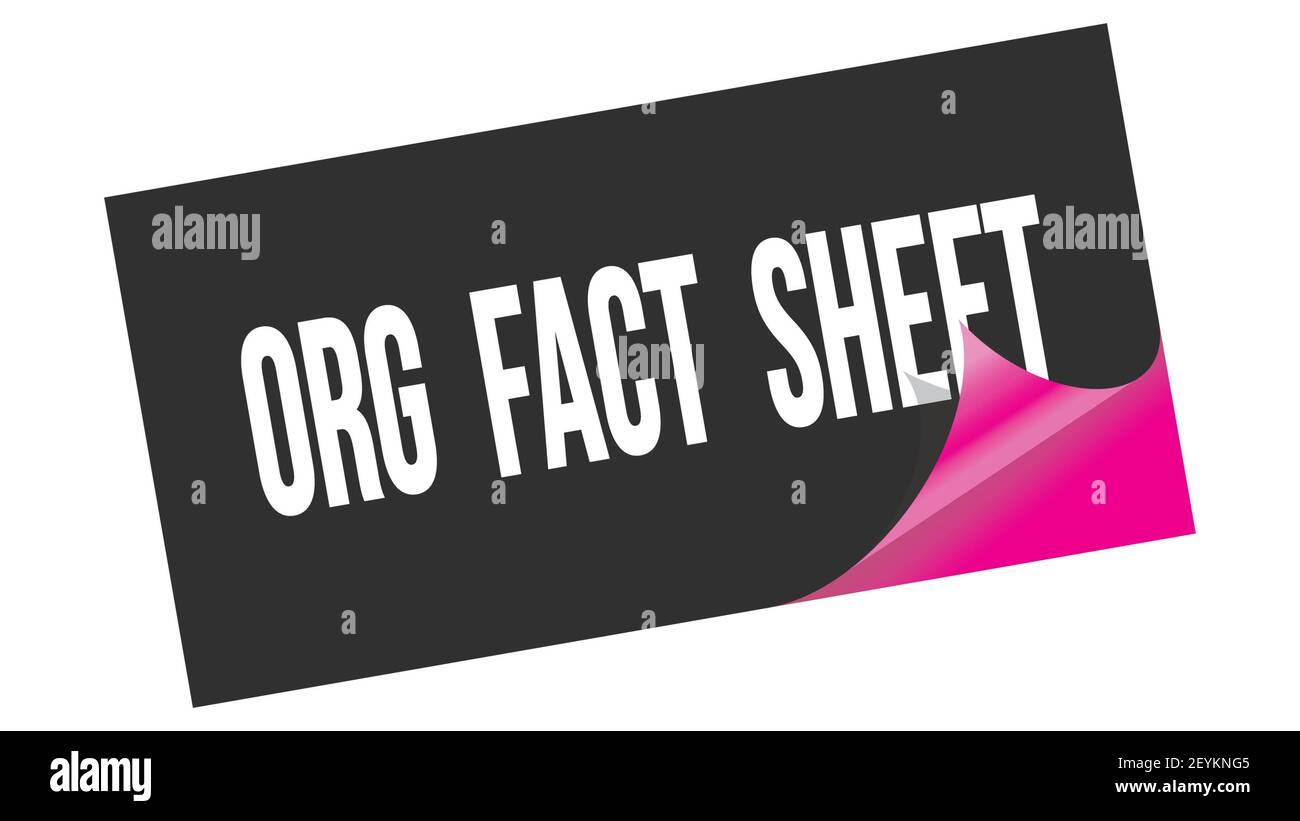 Org fact sheet stamp hi-res stock photography and images - Alamy