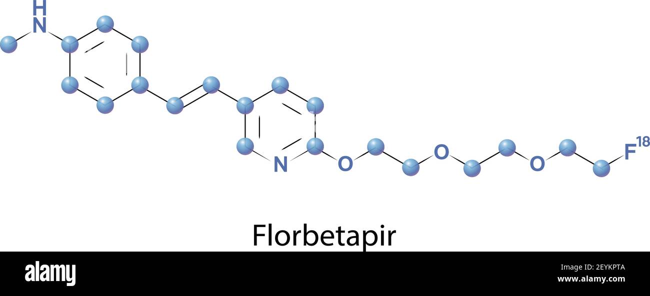 Florbetapir is a PET scanning radiopharmaceutical compound Stock Vector ...