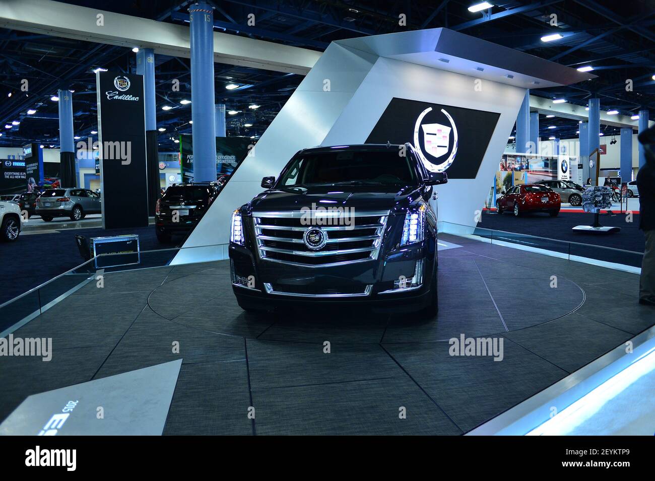 A view of a 2014 Cadillac Escalade at Miami International Auto Show at ...