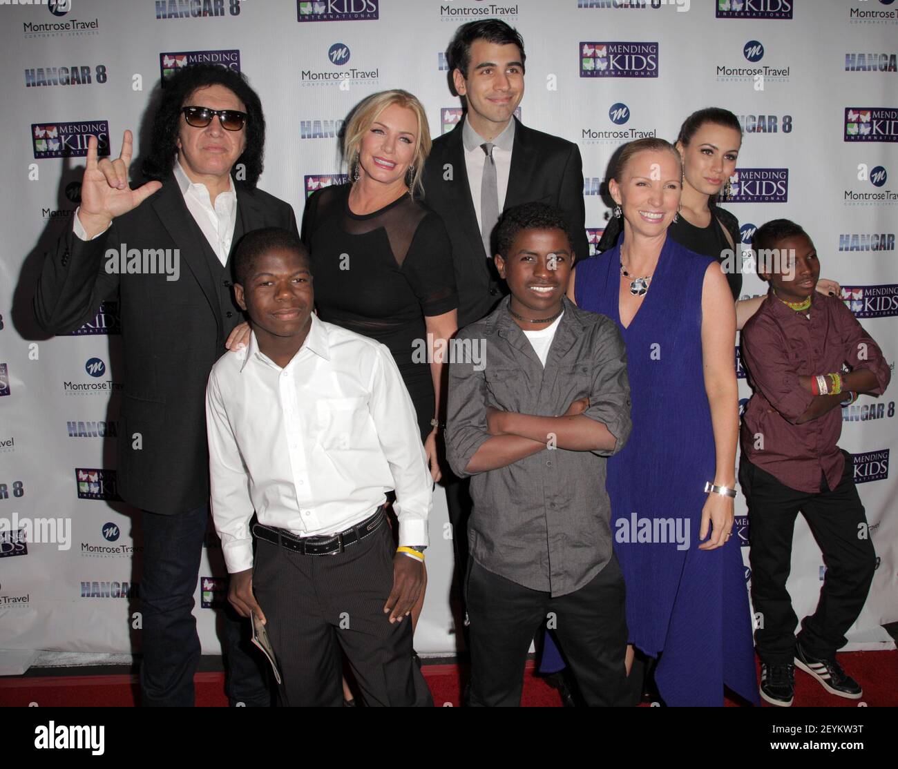 09 November 2013 - Santa Monica - Gene Simmons, Shannon Tweed, Nick ...