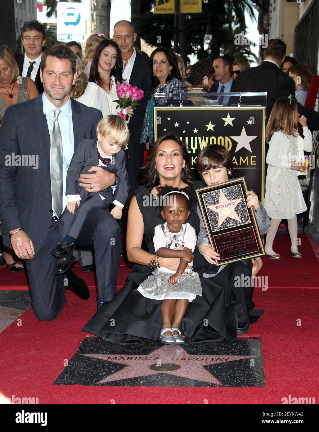 08 November 2013 - Hollywood, California - Peter Hermann, Mariska ...