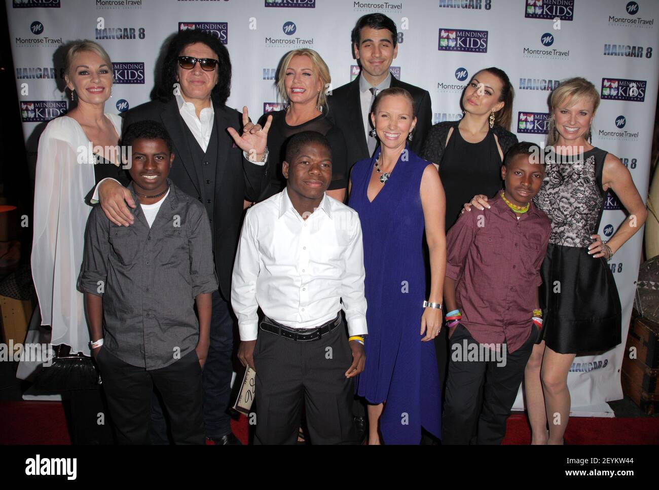 09 November 2013 - Santa Monica - Gene Simmons, Shannon Tweed, Nick ...