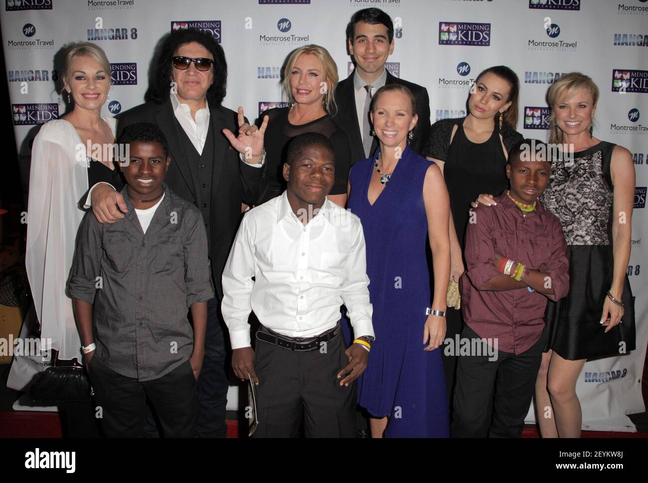 09 November 2013 - Santa Monica - Gene Simmons, Shannon Tweed, Nick ...