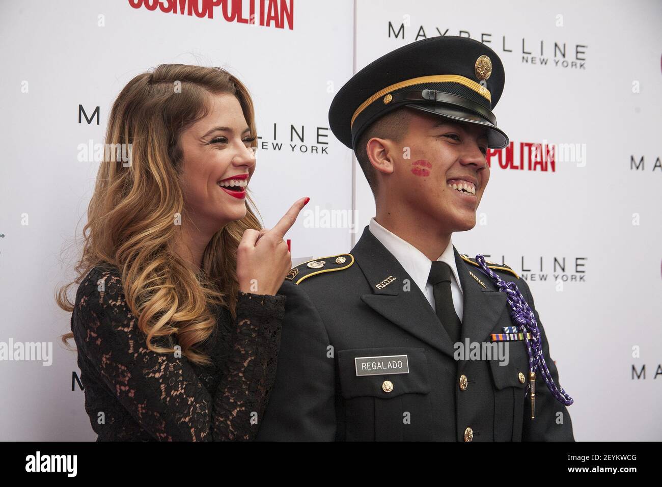 Ashley Benson and Cadet Lyle Regalado attends the 'Kisses For The ...