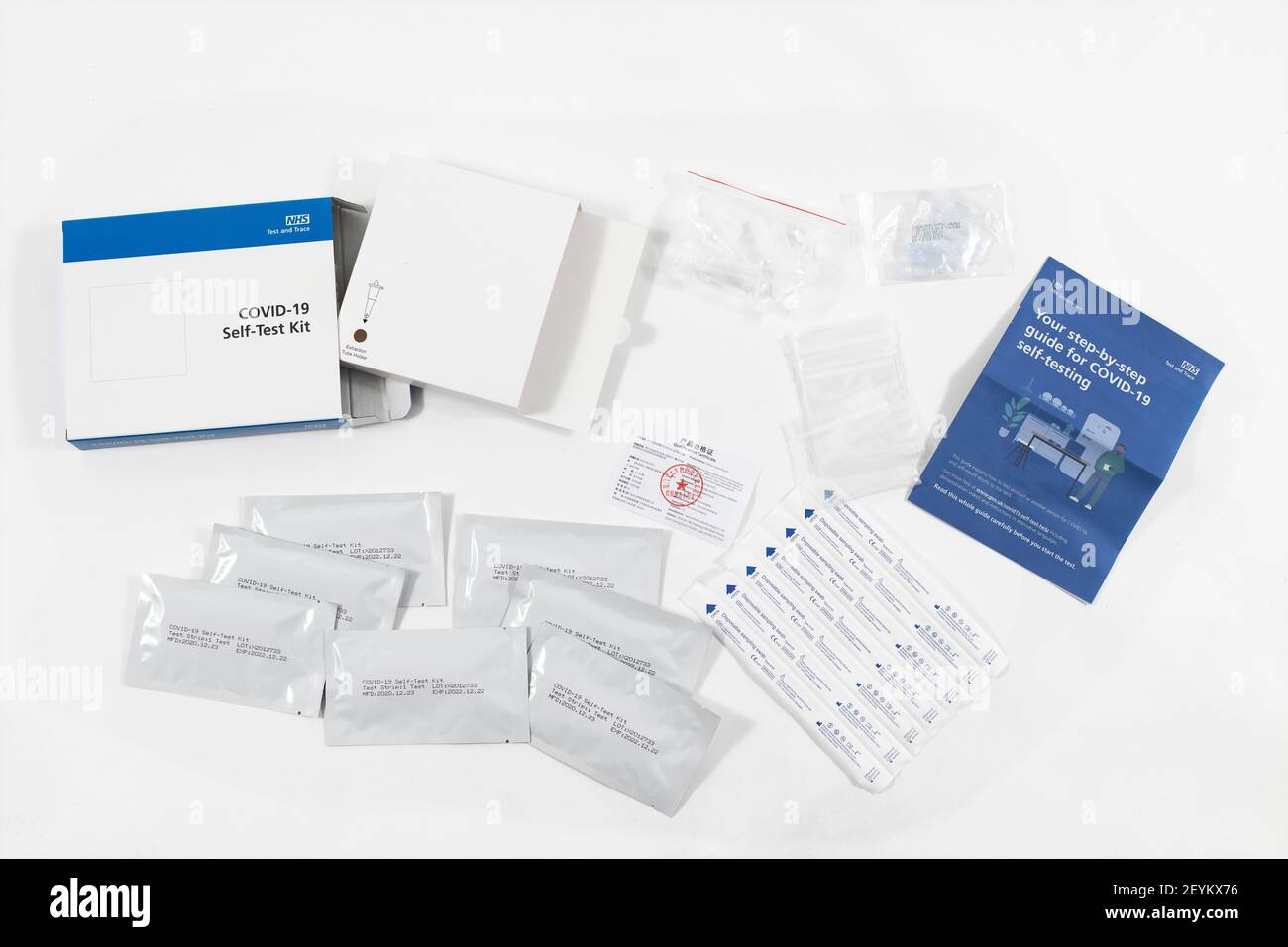Nhs test and trace kit hi-res stock photography and images - Alamy