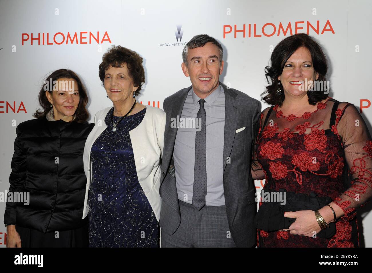 L-R: Producer Gabrielle Tana, Philomena Lee, Steve Coogan, Jane Lee ...