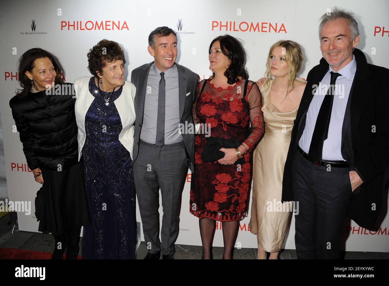 L-R: Producer Gabrielle Tana, Philomena Lee, Steve Coogan, Jane Lee ...