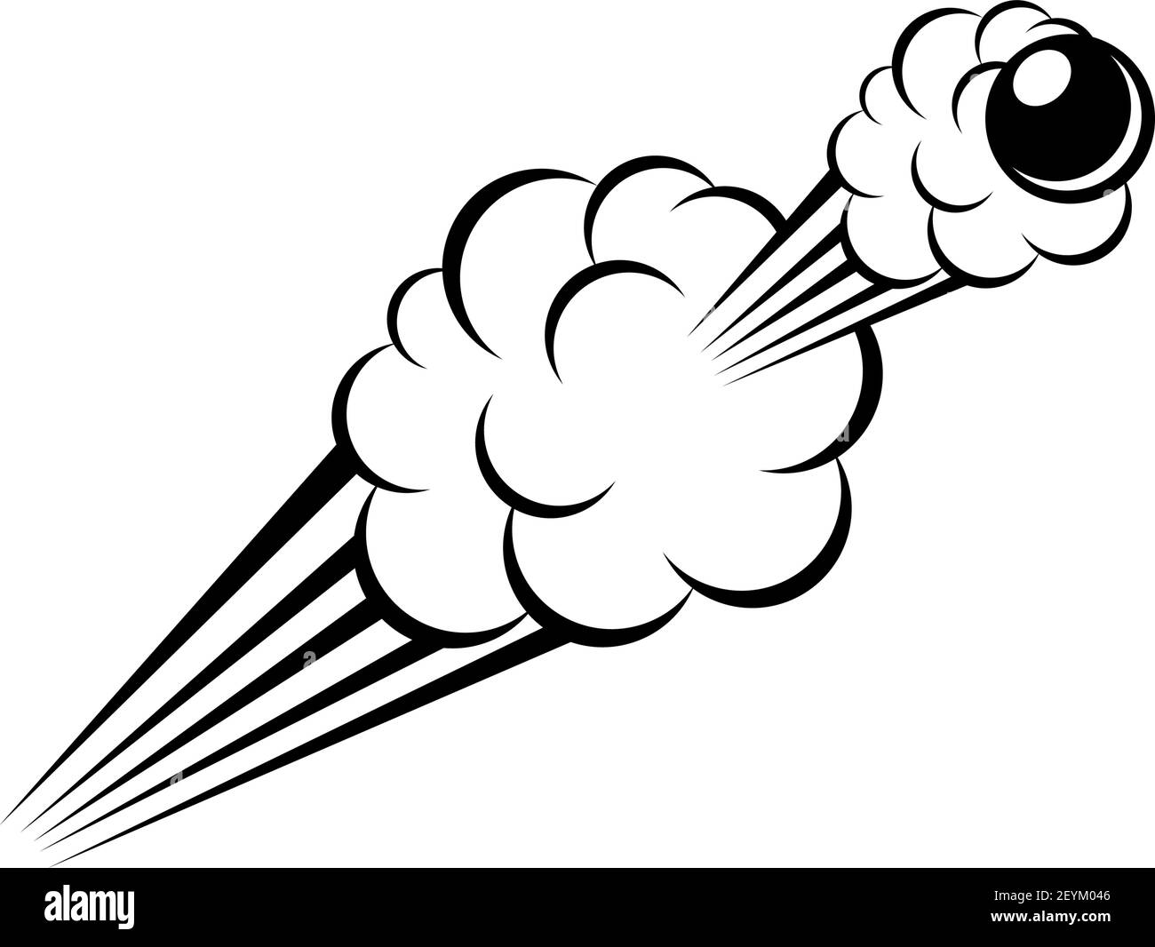 Burst explosion isolated comic clouds. Vector cartoon bomb burst, bang ...