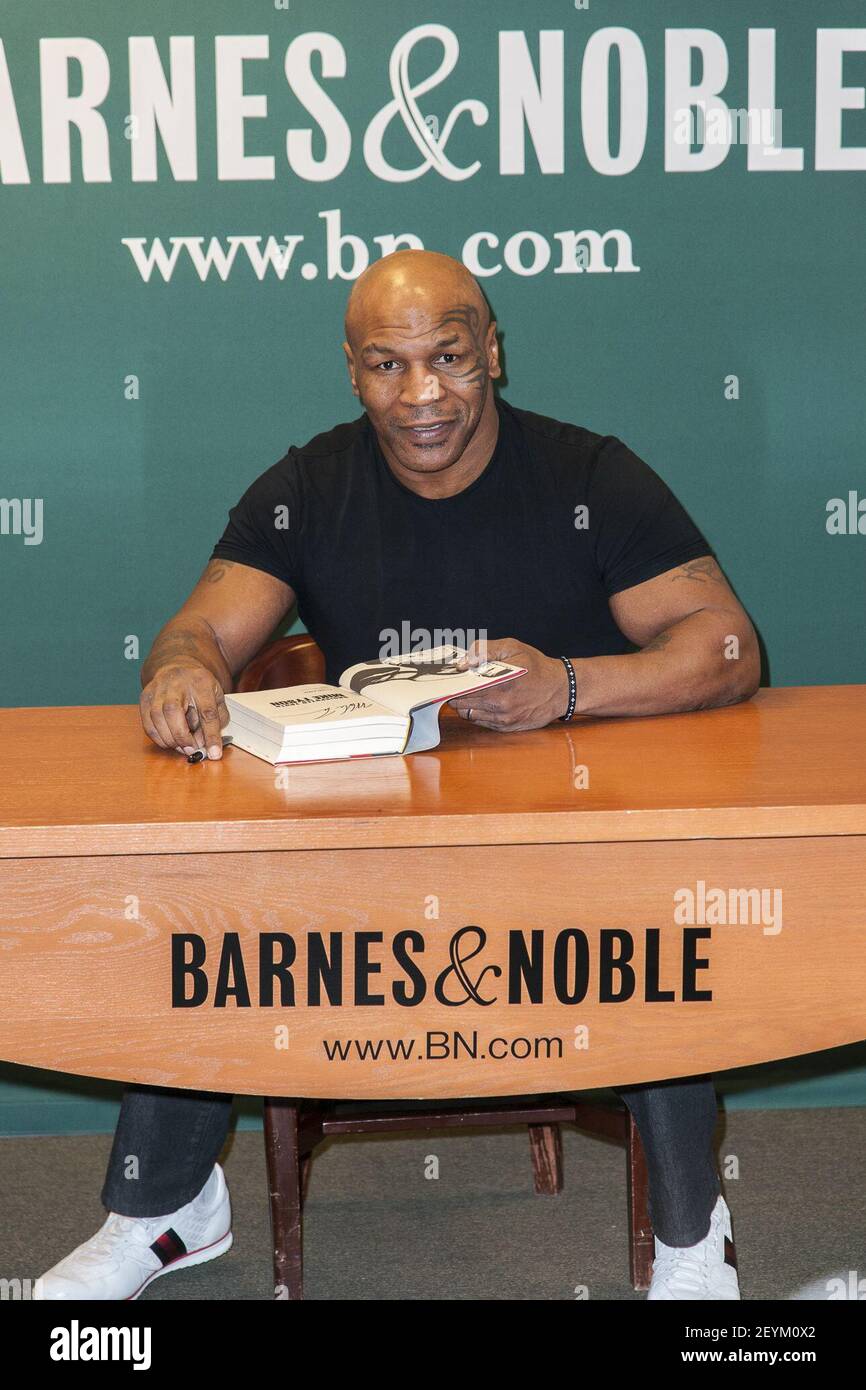 Mike Tyson attends "Undisputed Truth" Book Signing at Barnes & Noble ...