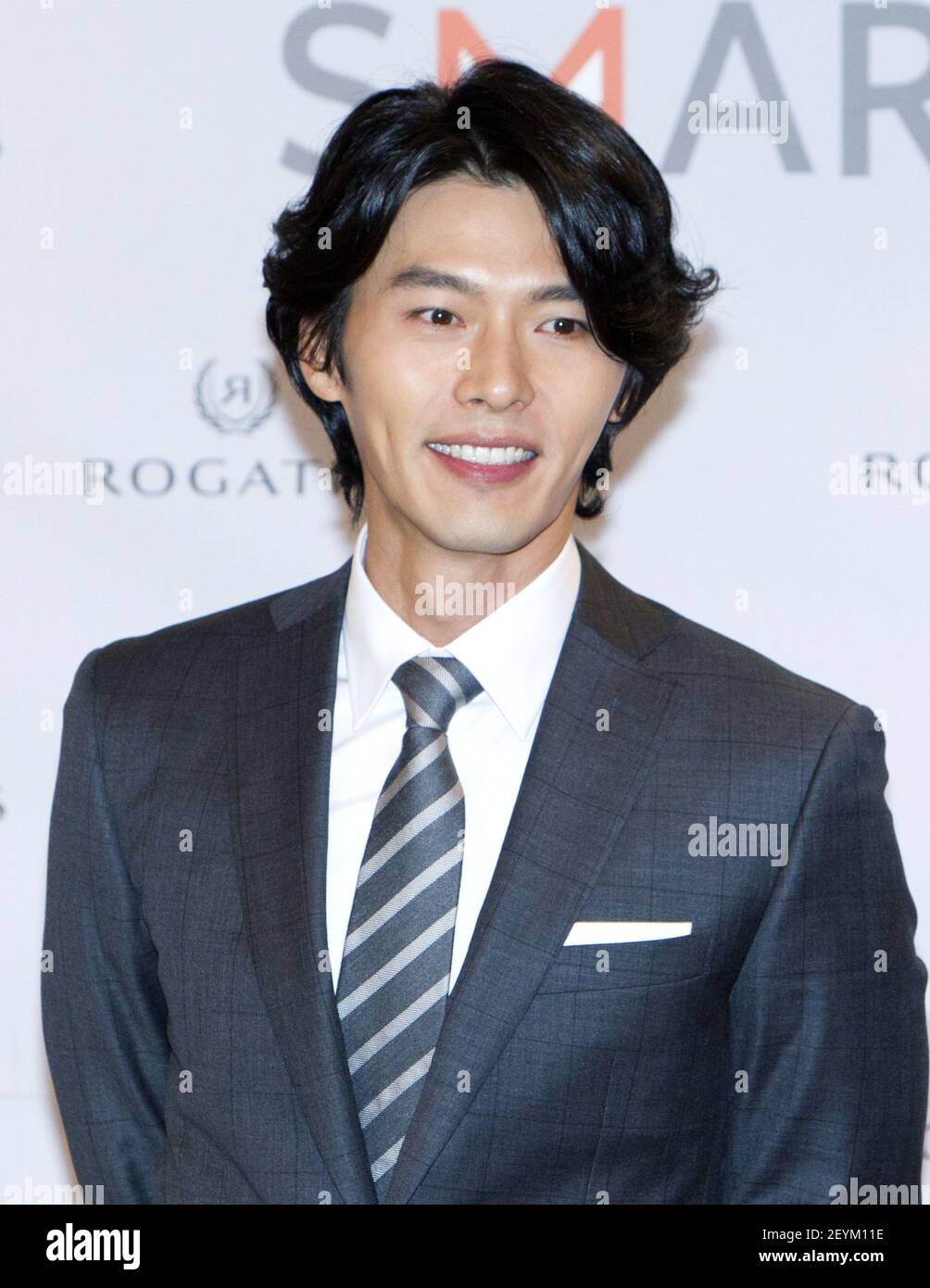 13 November 2013 - Seoul, South Korea : South Korean actor Hyun Bin attends the autographs ...