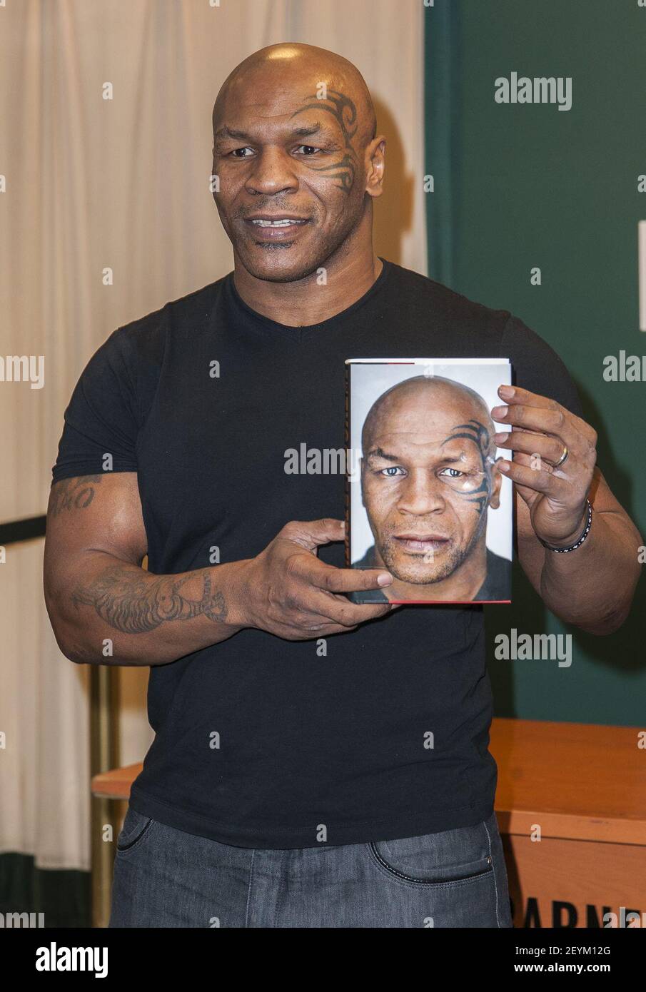 Mike Tyson attends "Undisputed Truth" Book Signing at Barnes & Noble ...