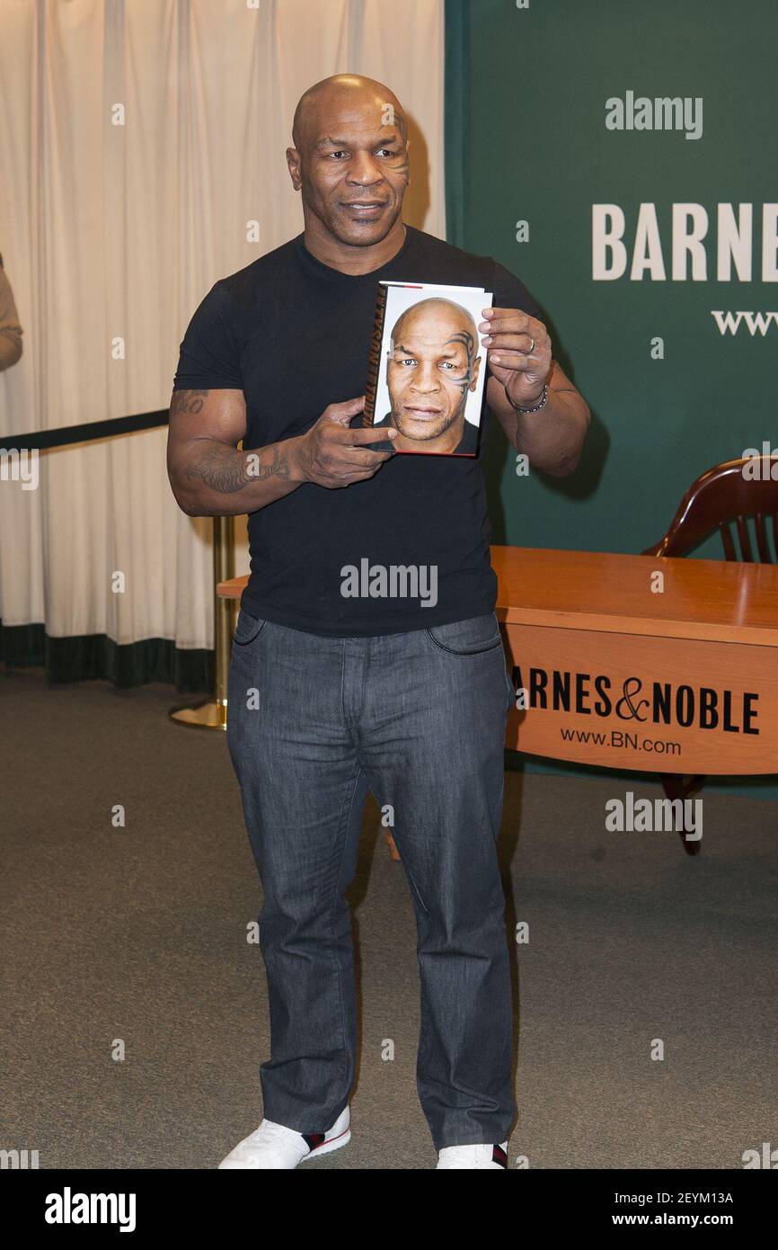 Mike Tyson attends "Undisputed Truth" Book Signing at Barnes & Noble ...