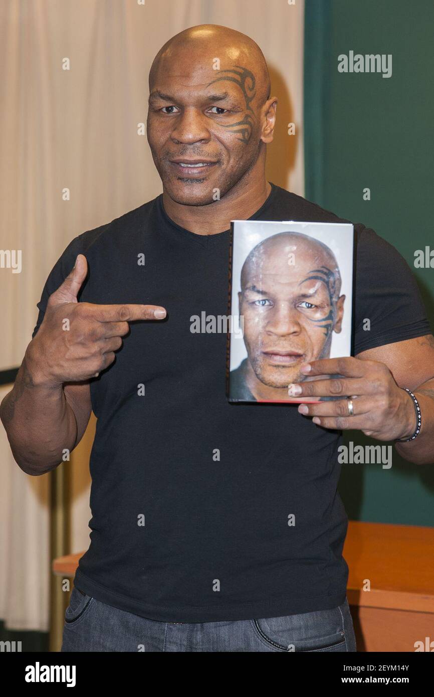 Mike Tyson attends "Undisputed Truth" Book Signing at Barnes & Noble ...